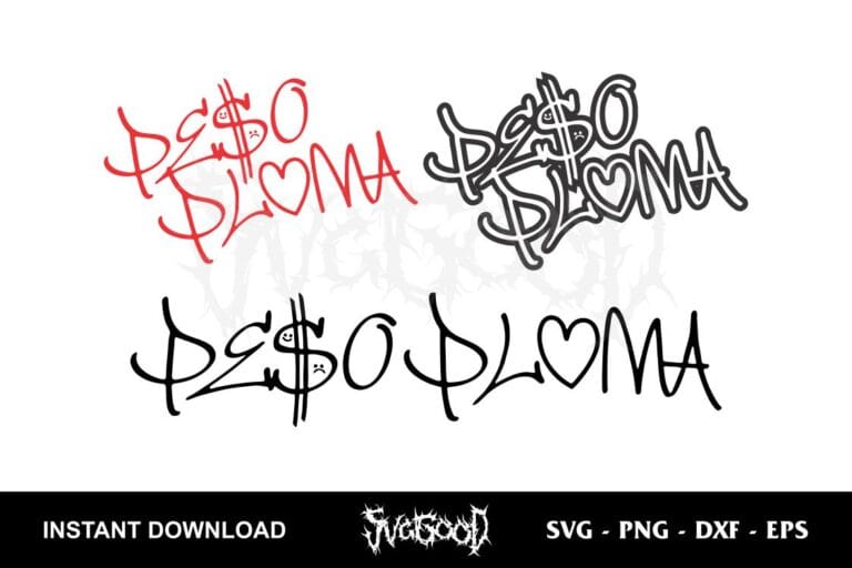 Peso Pluma SVG Cricut - SVGGOOD