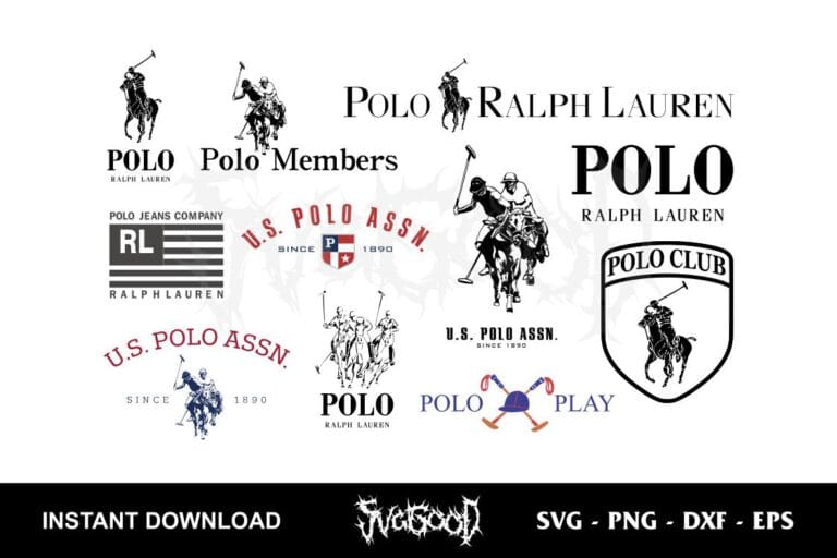 Polo Ralph Lauren Logo SVG Bundle - SVGGOOD
