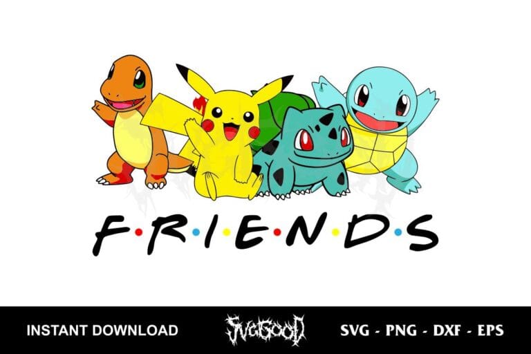 Pokemon Friends SVG - SVGGOOD