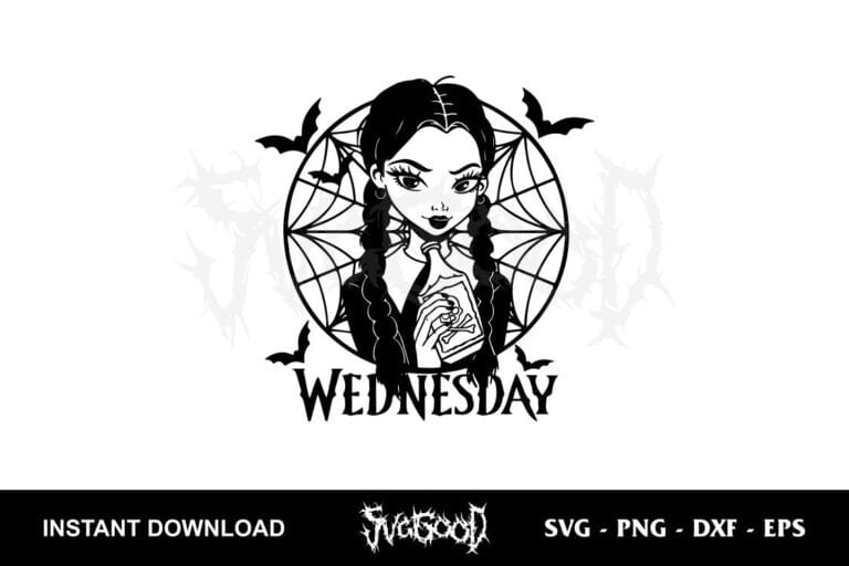 Wednesday Addams Window SVG - SVGGOOD
