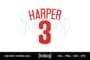 Bryce Harper 3 Jersey SVG - SVGGOOD
