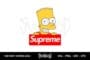 Bart Simpson Supreme Logo SVG - SVGGOOD