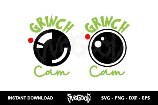 Grinch Cam SVG Cricut - SVGGOOD