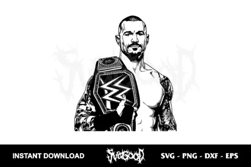 Randy Orton WWE Vector SVG - SVGGOOD